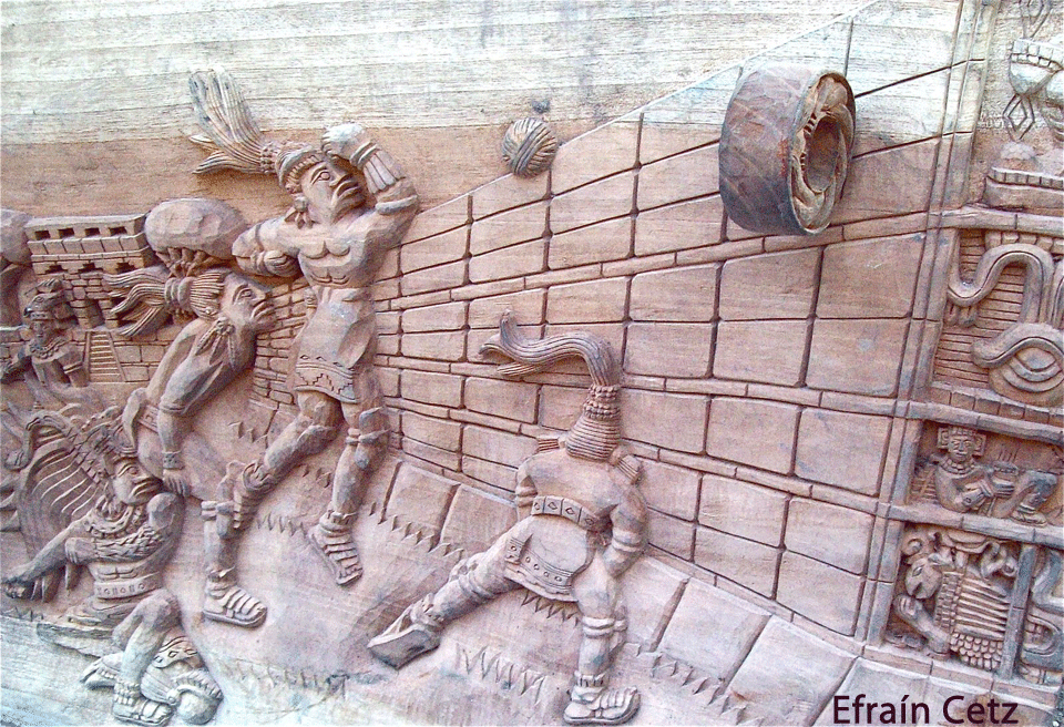 Literatura y Mundo Maya: El Pitz o Juego de Pelota Maya
