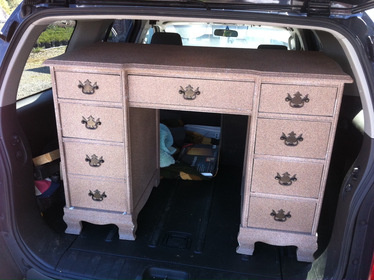 Refinished Desk - the DIY village