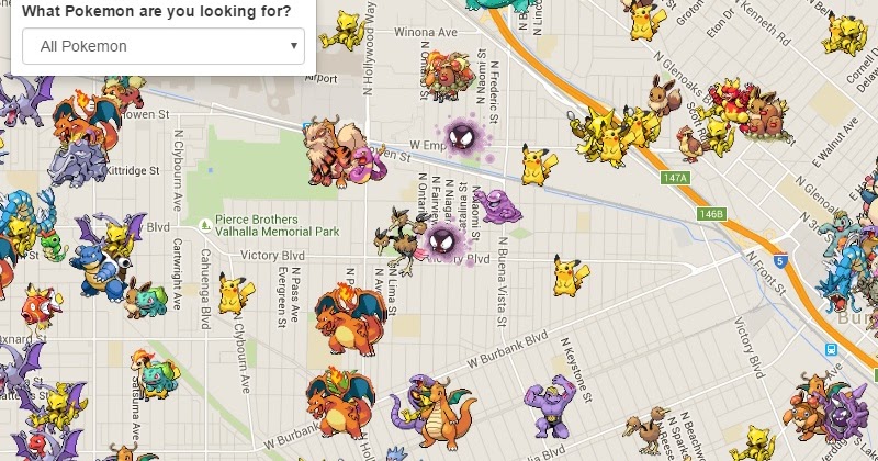 The New Pokémon Go Maps Show You Where to Catch 'Em All - Pokemon Go Apps