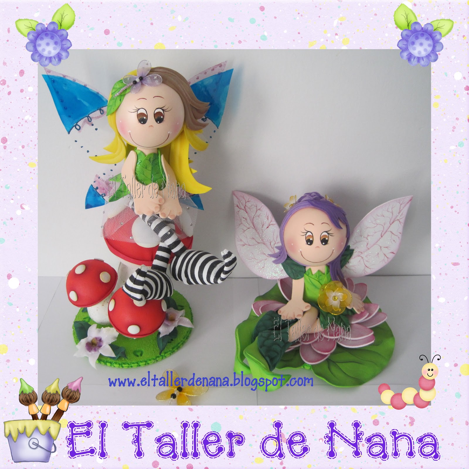 Hadas en fomi moldes - Imagui