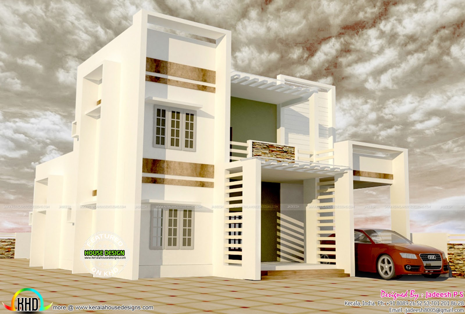 Modern house plan by Jadeesh P S - Kerala Home Design and Floor Plans ...