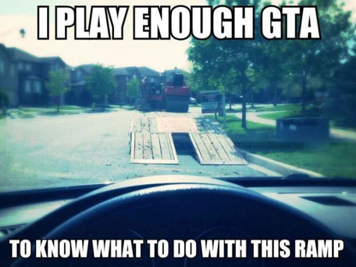 I play enough gta to know what to do with this ramp