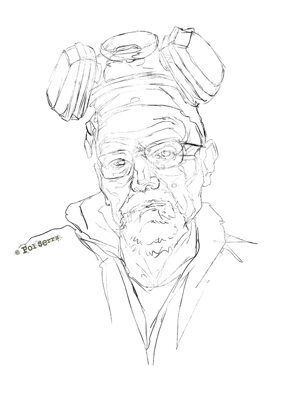 Breaking bad / Bryan Cranston Sketch