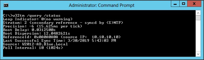 NTP Configuration for Time Sync