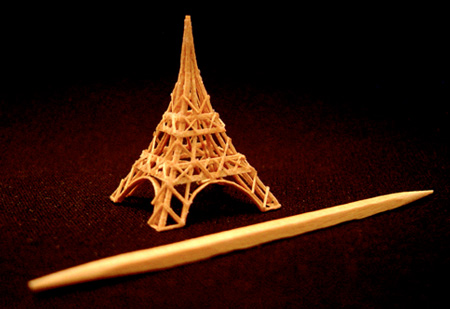 Amazing Toothpick Sculptures Art ~ AMAZING-ARTS