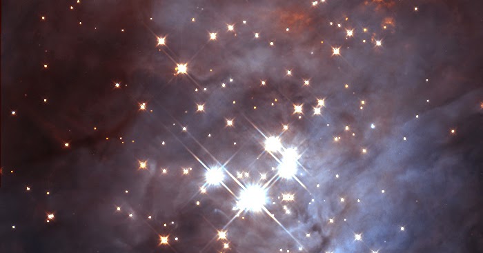 Trapezium Cluster in the Orion Nebula | Earth Blog