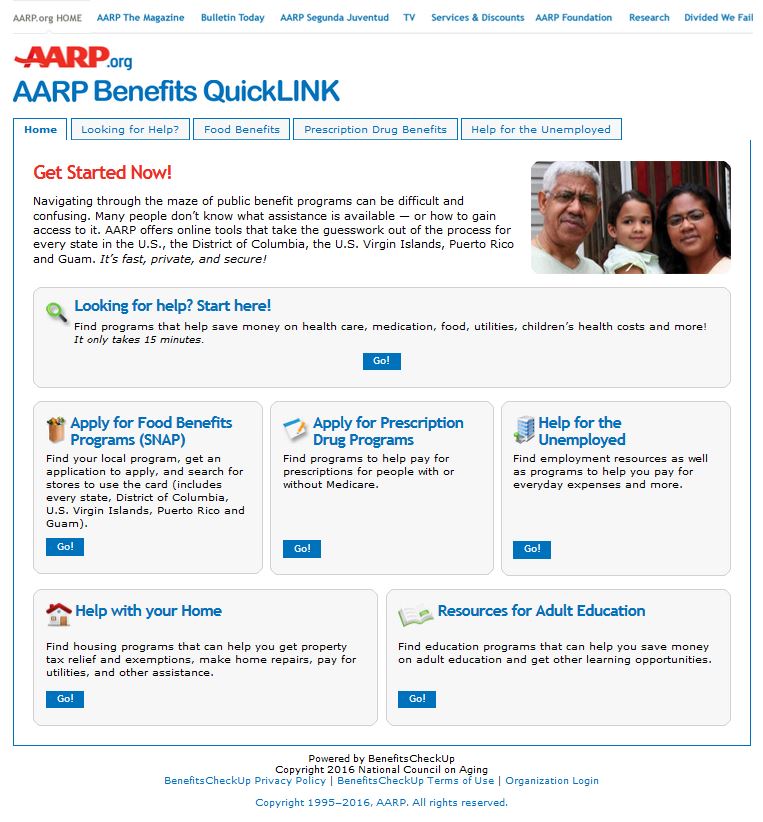 Peabody Council on Aging Resource Library: AARP Benefits QuickLINK ...