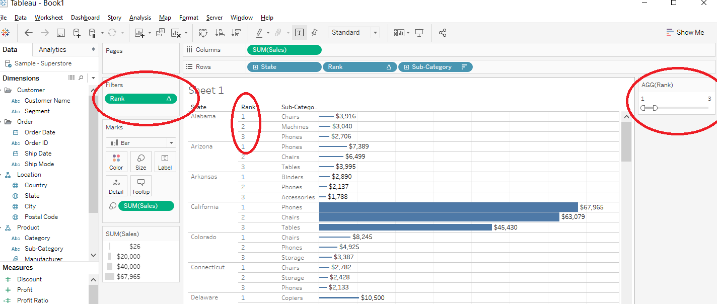 HOW TO USE RANKS IN REAL TIME SCENARIOS IN TABLEAU