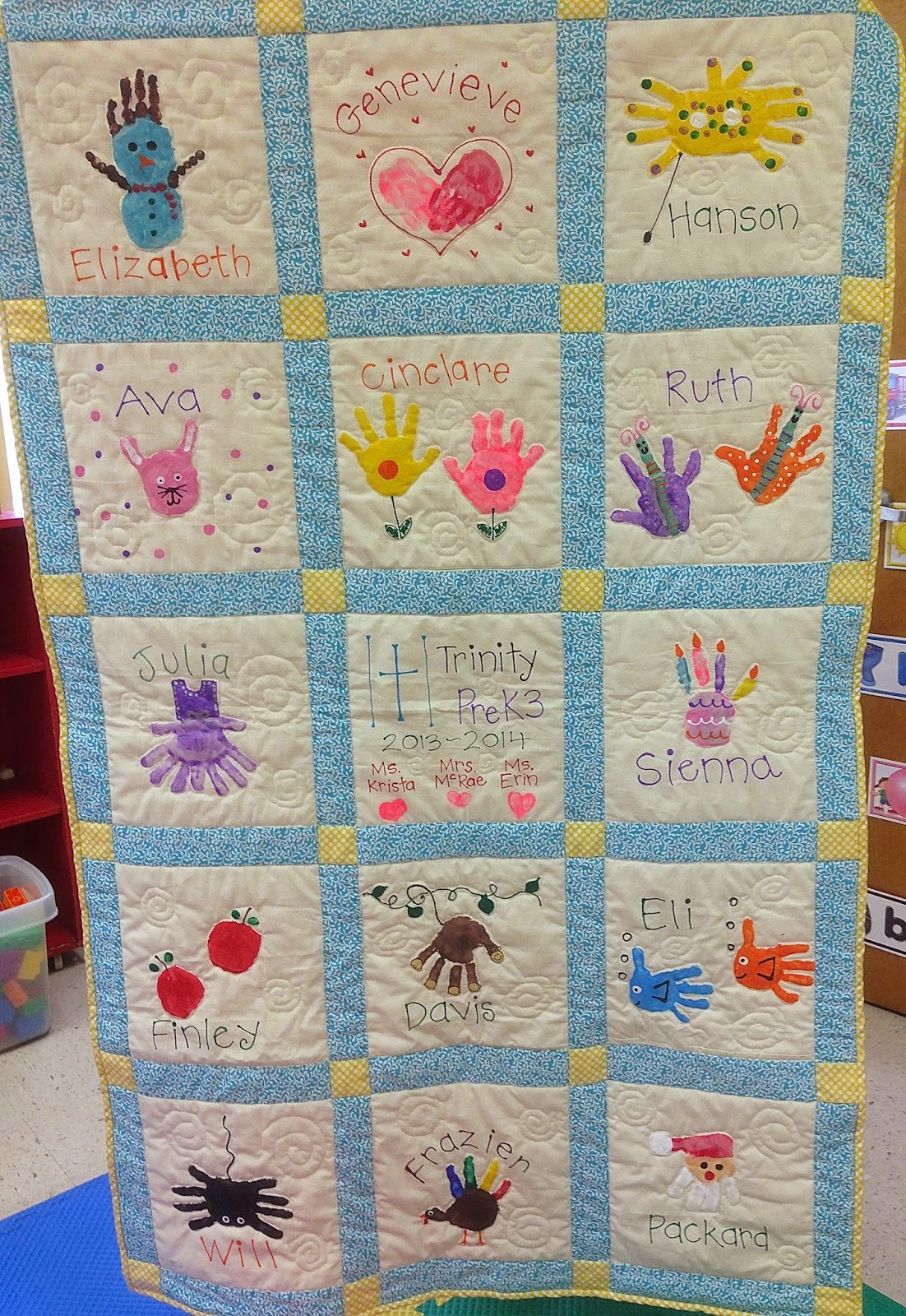 Look At Me In Pre-K 3!: Q is for Quilt