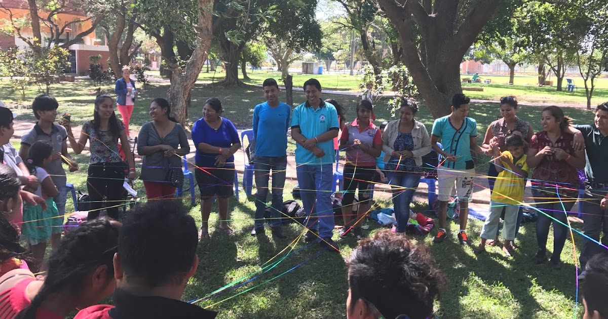 Team building at the Compassion International Staff retreat day on Friday