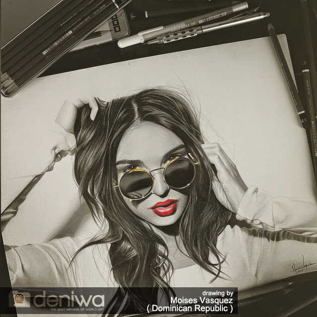 CHARMING DRAWING OF EMILY RATAJKOWSKI ~ Art Gallery