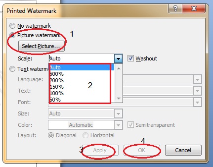 Cara Membuat Watermark di Word : Tutorial Membuat Watermark di Word ...