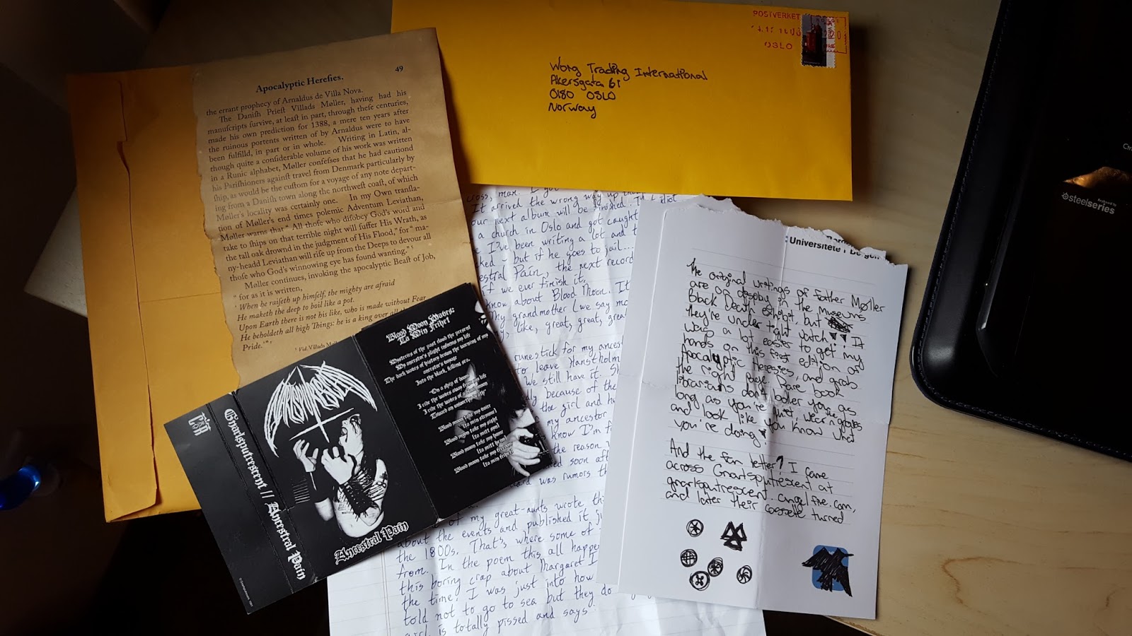 Random Thoughts: An Unexpected Mystery Envelope #4