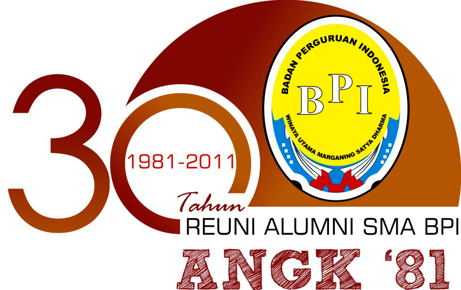Desain Logo Event Reuni Alumni SMA BPI Angk. 81 ~ Desain spanduk