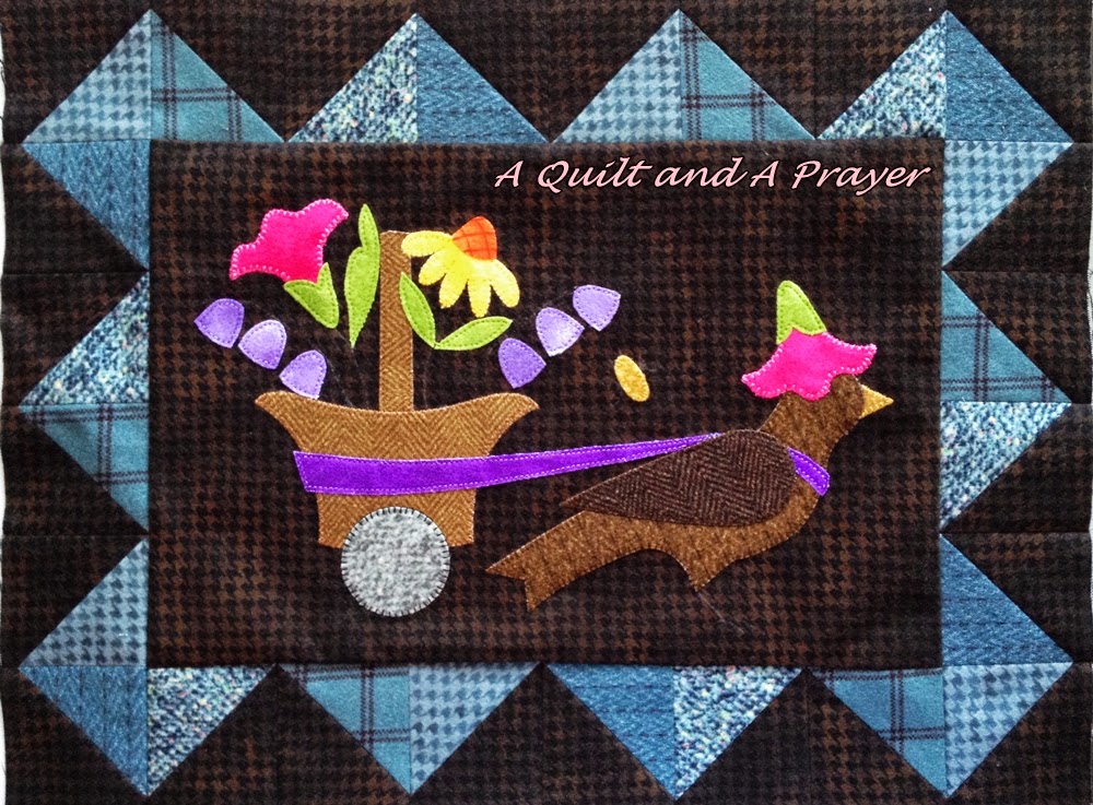 A Quilt and A Prayer: Slow Stitching and an Easter Bunny!!!