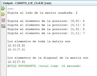 PROGRAMACION WEB JAVA: MATRICES EN JAVA