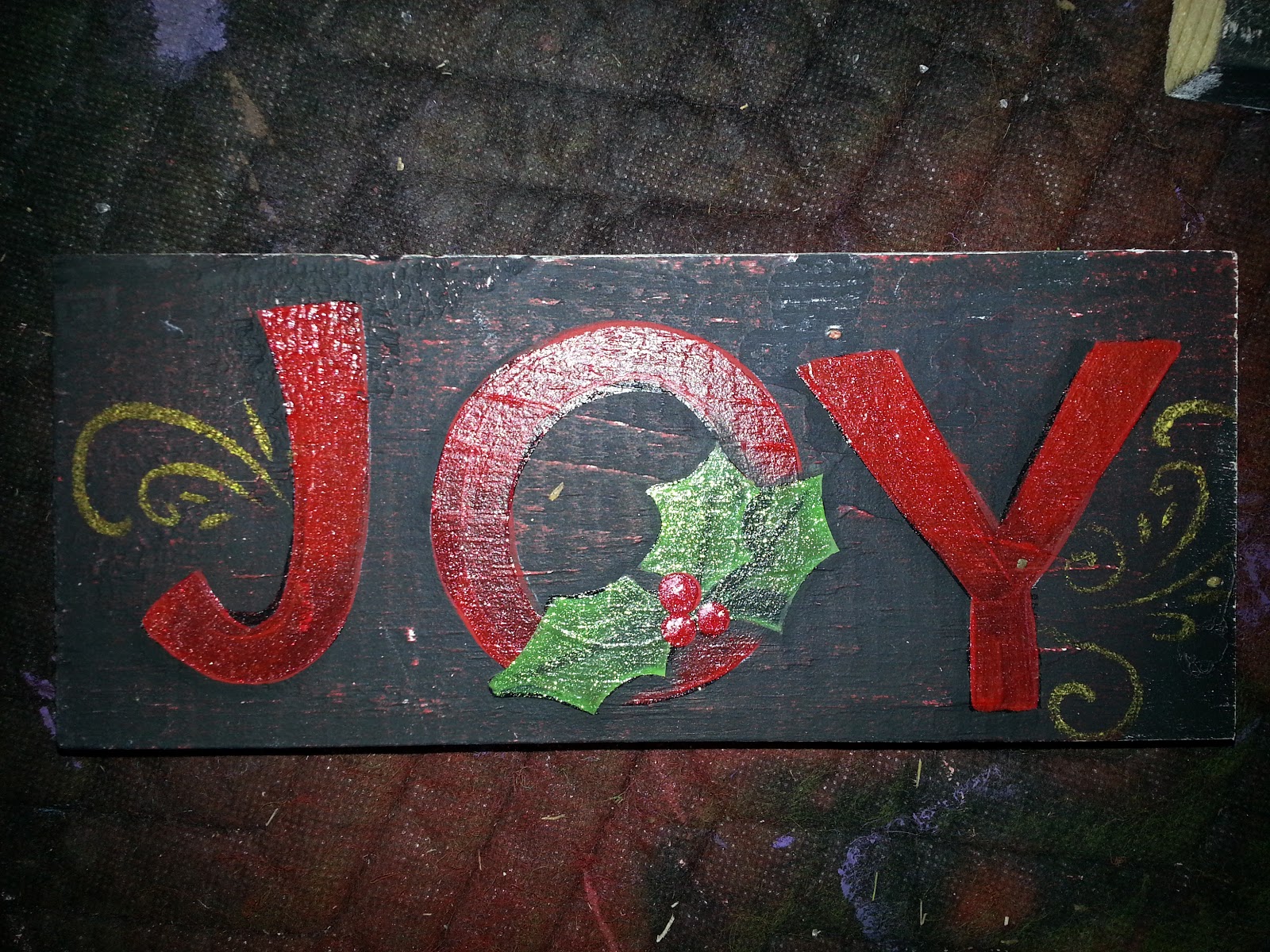 Megpie Designs: JOY Sign