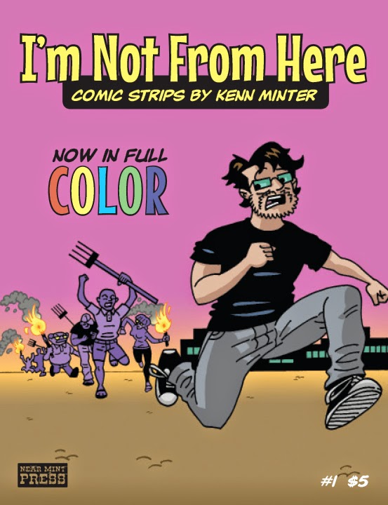 Near Mint Press: New "I'm not from here" comic book cover