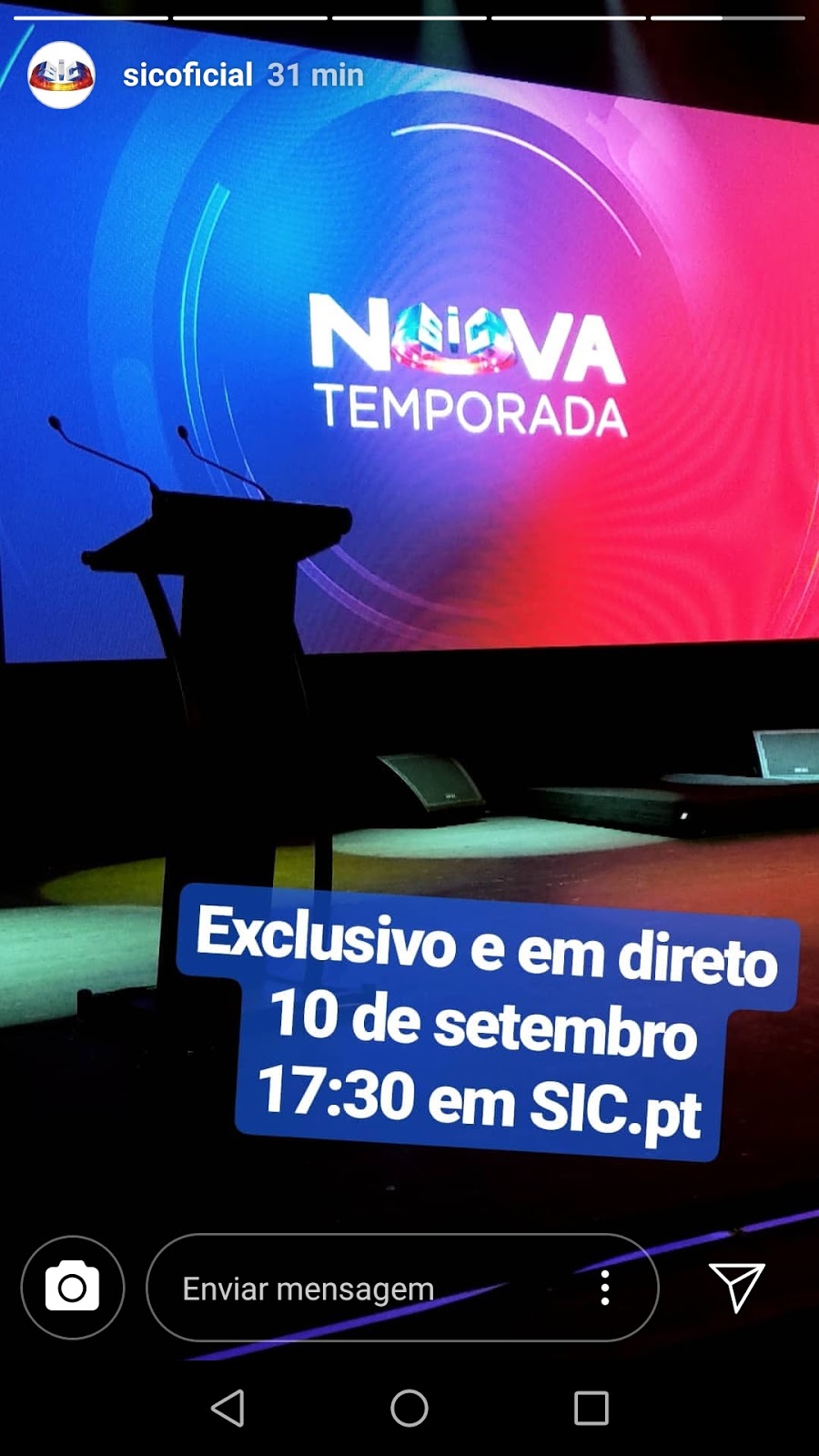 Sic.pt acompanha apresentação da Nova Temporada