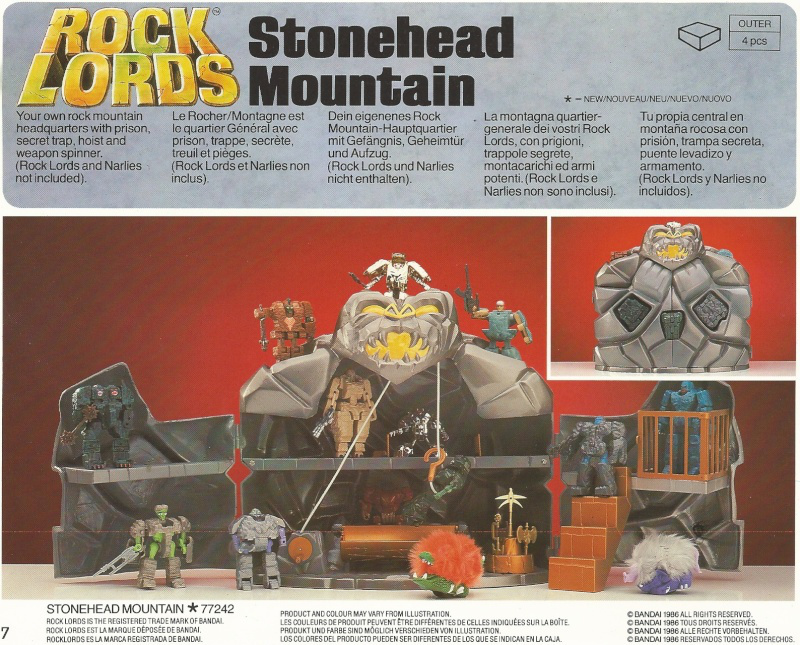 Rock Lords: Prototypes - Stonehead Playsets