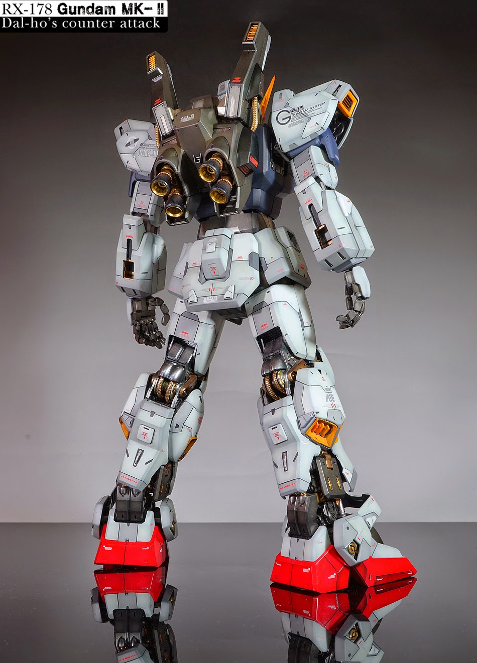 GUNDAM GUY: PG 1/60 RX-178 Gundam Mk-II A.E.U.G. - Customized Build