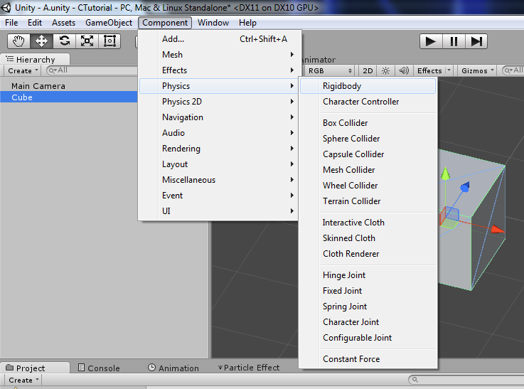 Unity C Tutorial Indonesia Basic 16 Gameobject Dan Getcomponent Unity C Tutorial Indonesia