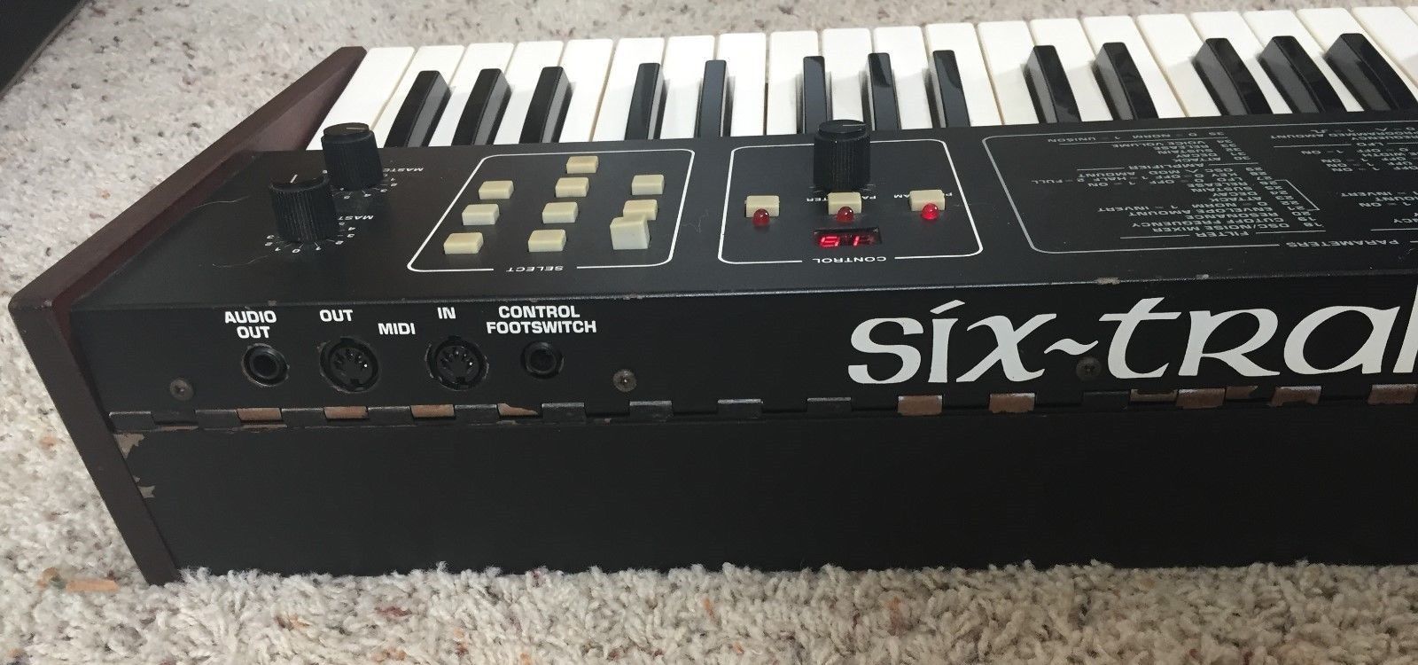MATRIXSYNTH: Sequential Circuits Six-Trak SN 000474