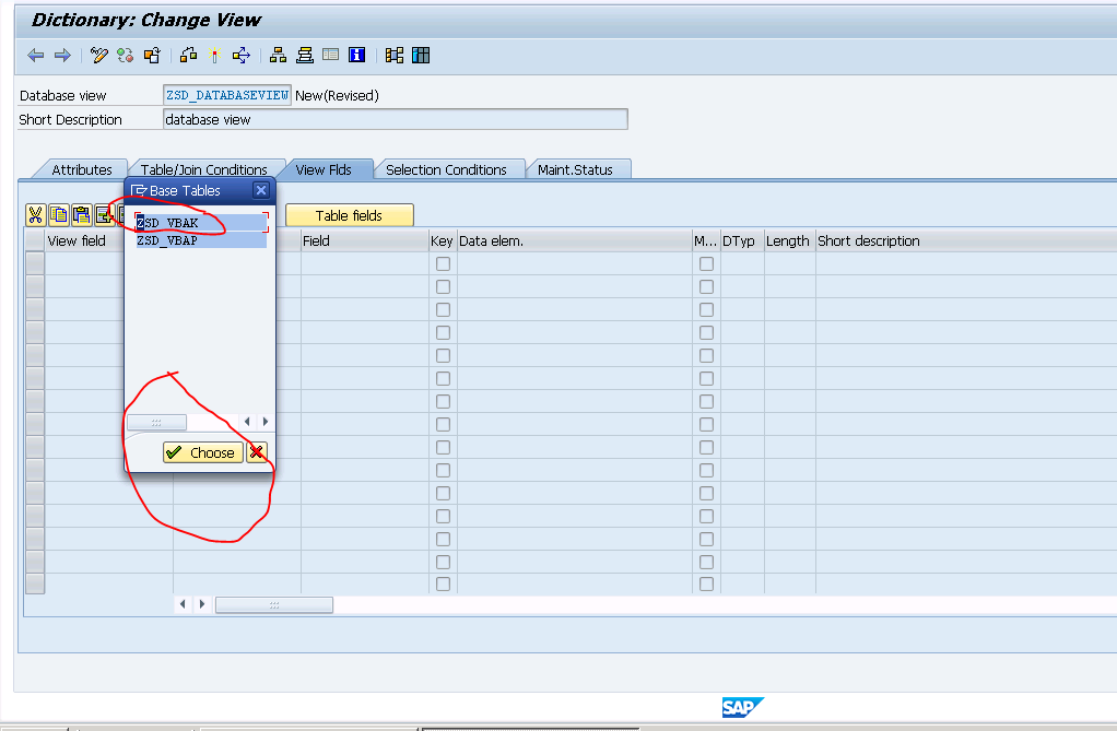 SAP TECH: Database View