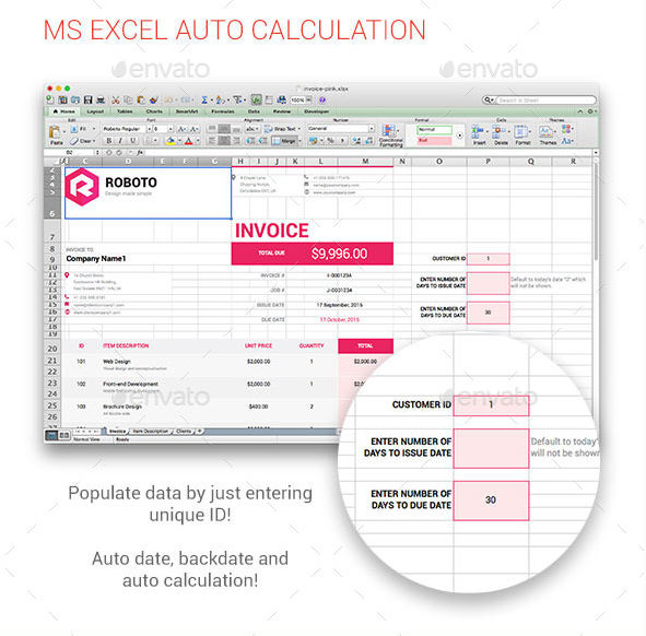 Template PSD - Professional Invoice - Adobe Free Tutorials