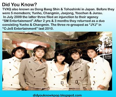 Did You Know K-pop?: TVXQ history.