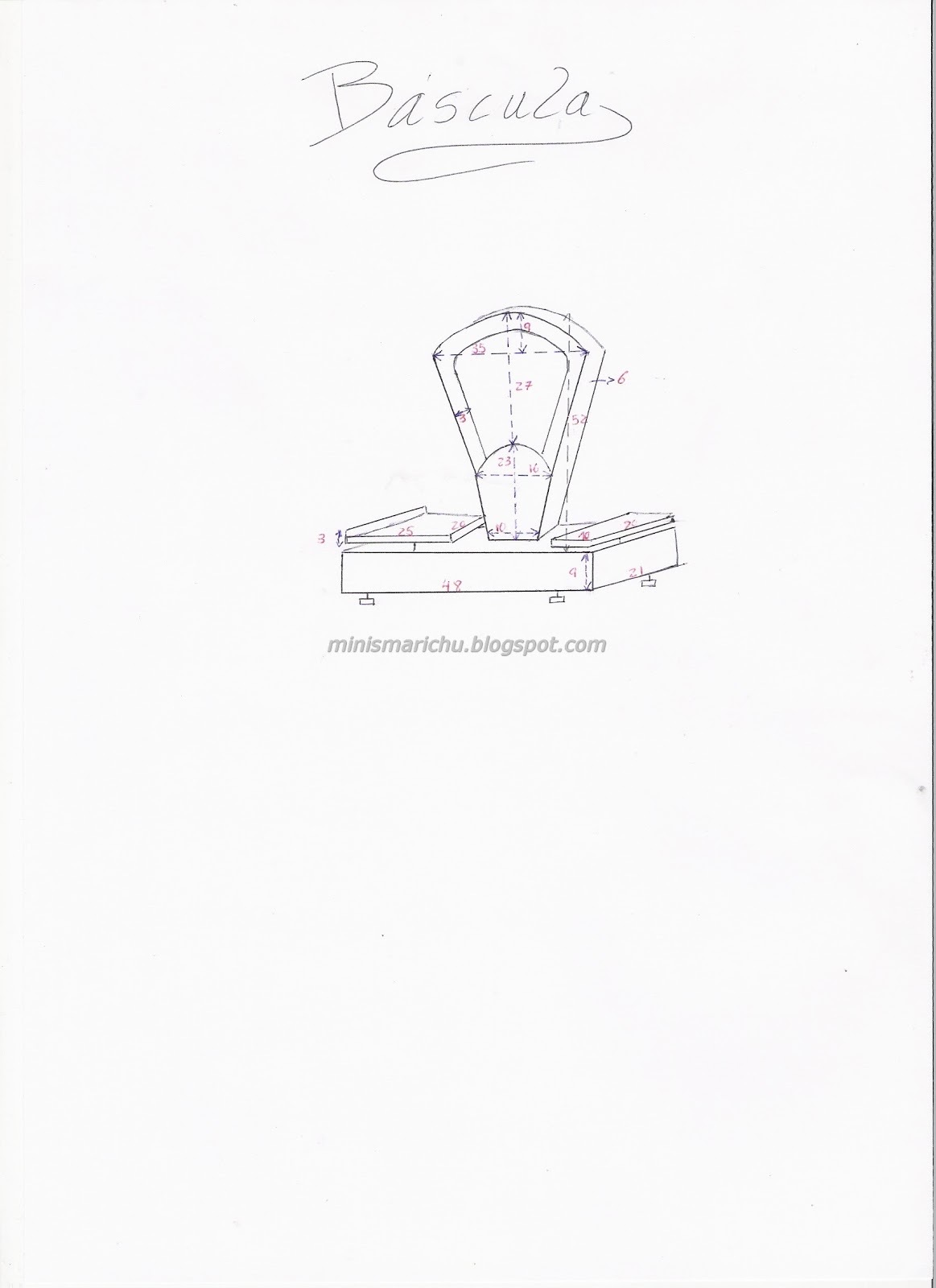 LAS MINIS DE MARICHU: COMO HACER UNA BASCULA
