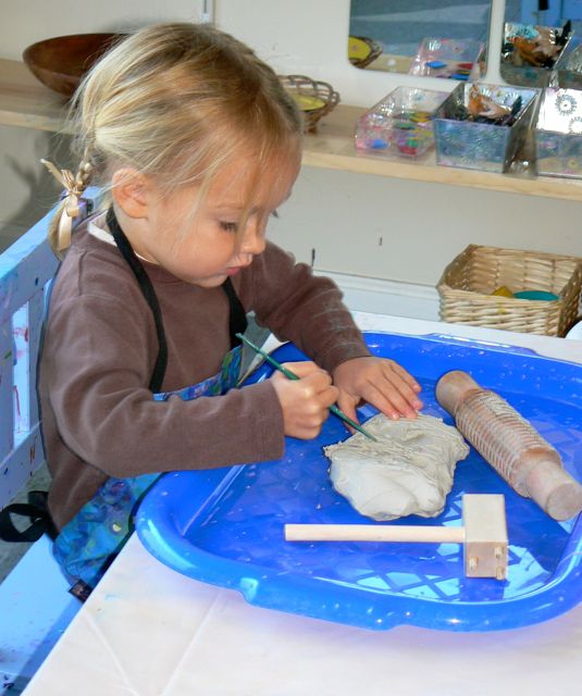 The Art Pantry: Clay Exploration, Leaf Prints, and Sculpture