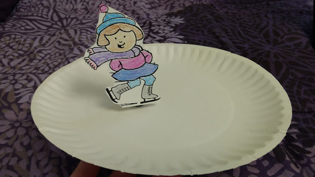 Courtney's Ideas ♫: Kid's Ice Skater Craft