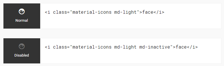 구글 머티리얼 아이콘(Material icons) 폰트 사용하기