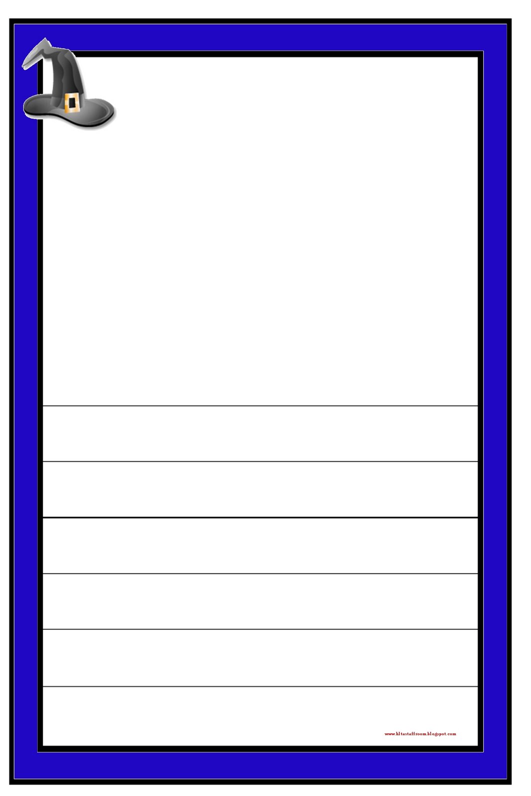 Debbie's Resource Cupboard: Halloween writing frames