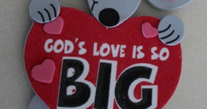 Petersham Bible Book & Tract Depot: "God's Love is So Big" Mouse Craft Kit