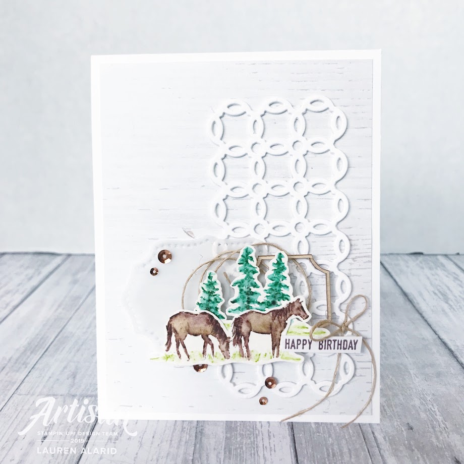 Crafty Little Peach: Stampin' Up! Let It Ride - Birthday Card