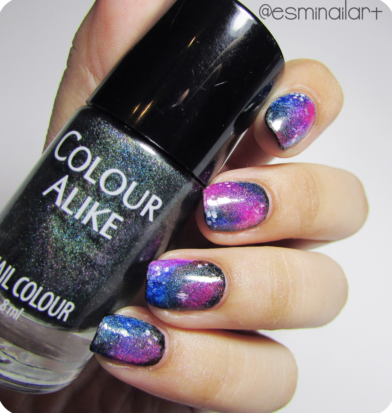 Mi nail art!: Galaxy Nails | Tutorial