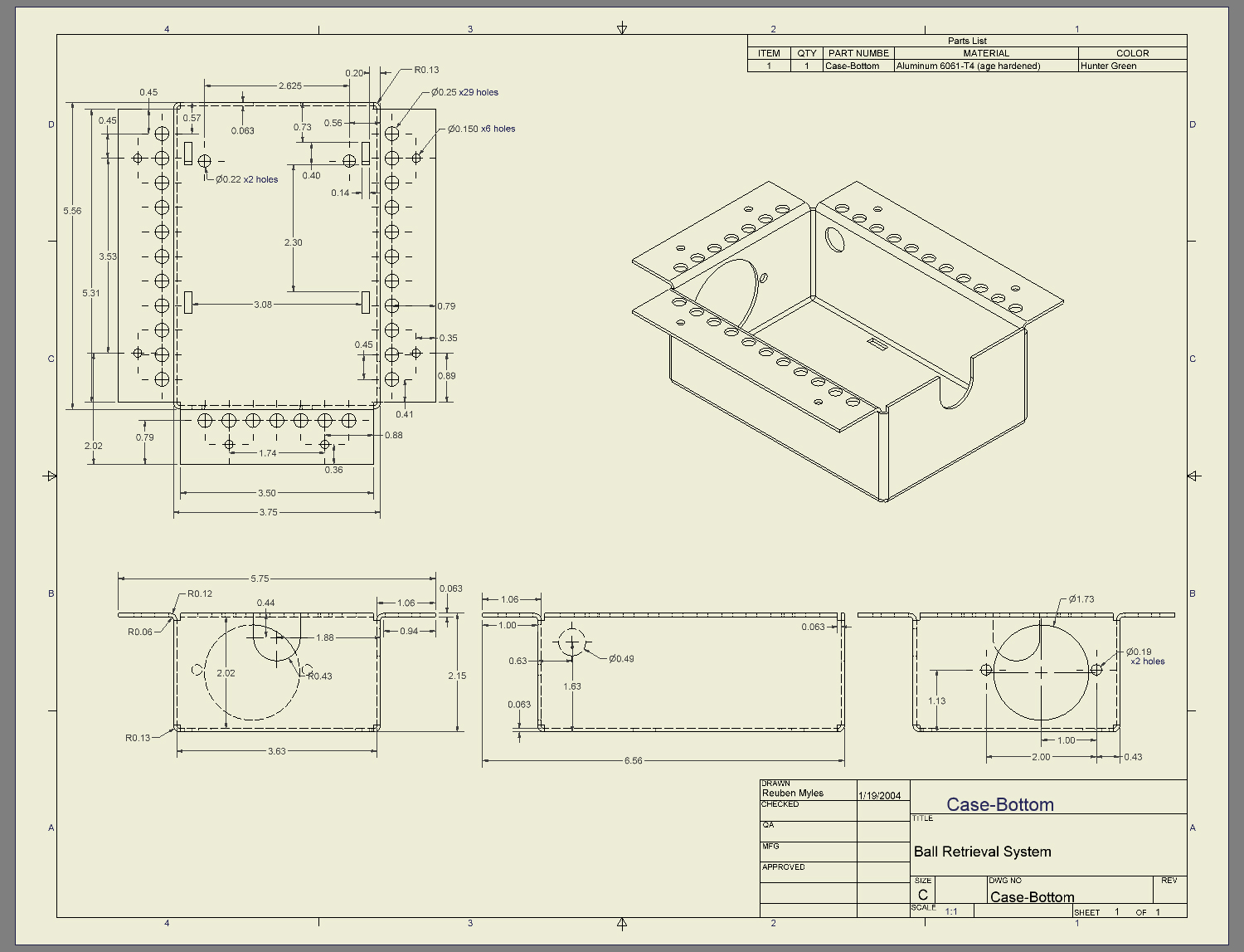 Industrial Design / 3D Design: 2D and 3D Drawings