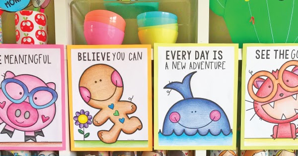 Cute Classroom Posters Set 4 | From the Pond