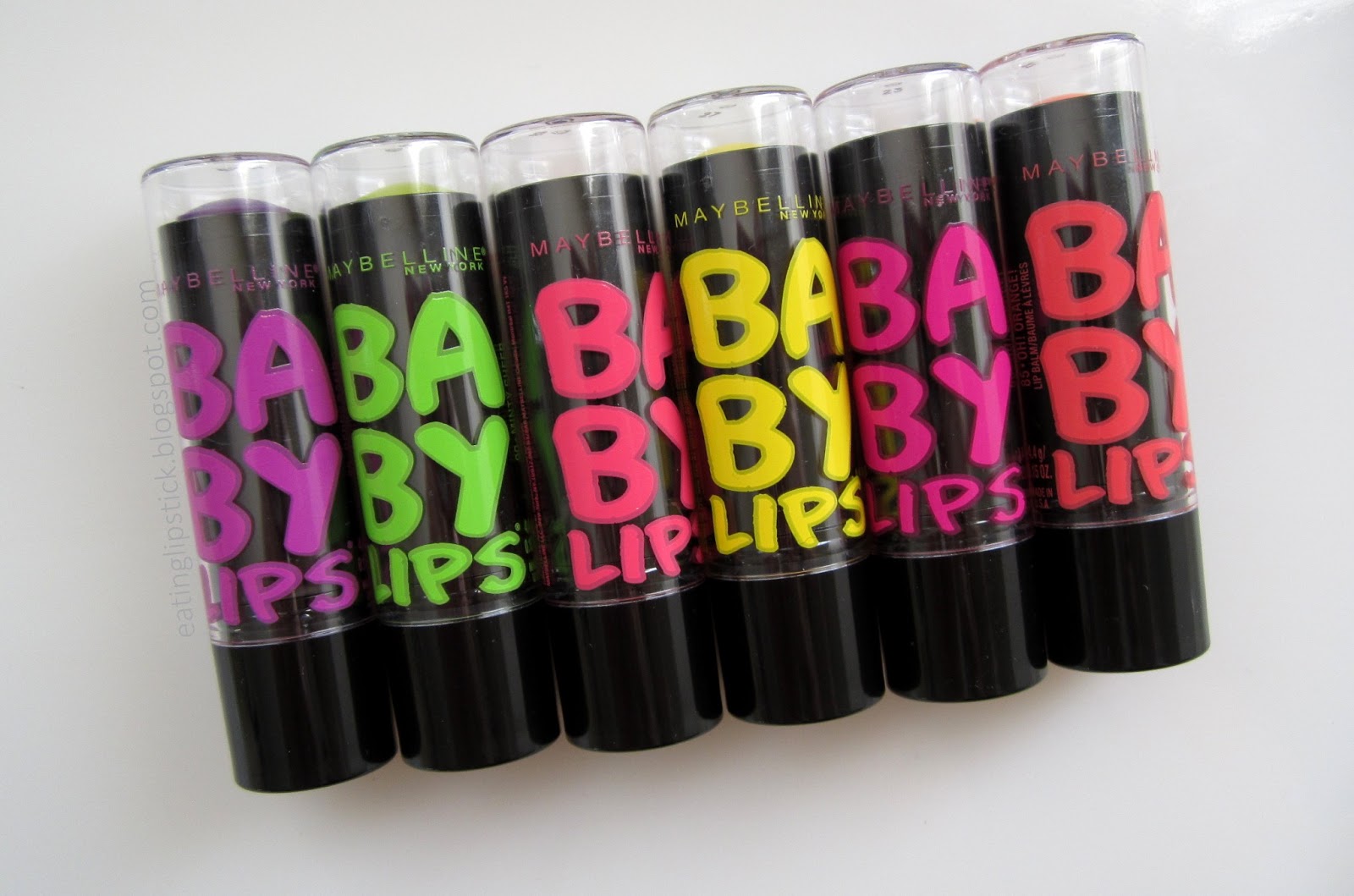 Eating Lipstick: Maybelline Baby Lips Electro Collection