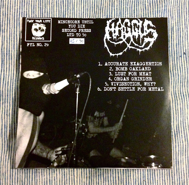 LOST APPEAL: Haggus - "Mincecore Until You Die" 5" Lathe Cut (2015) Review