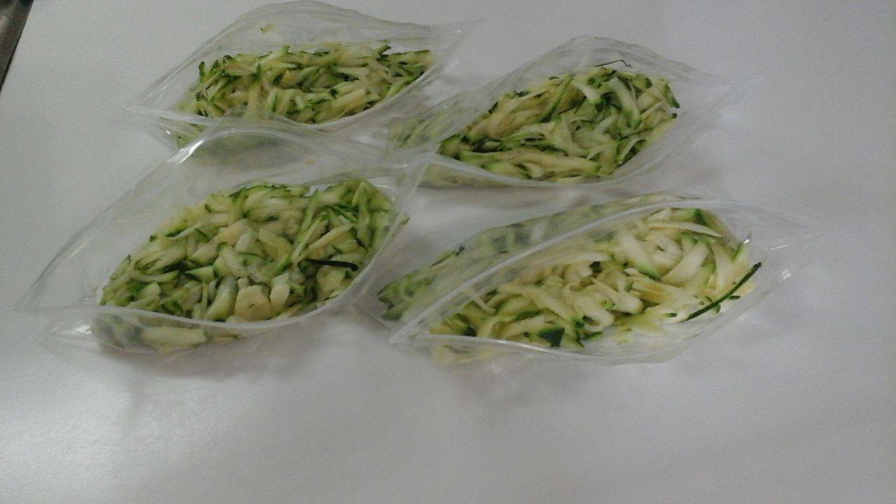 Dans mon frigo: Comment congeler des courgettes