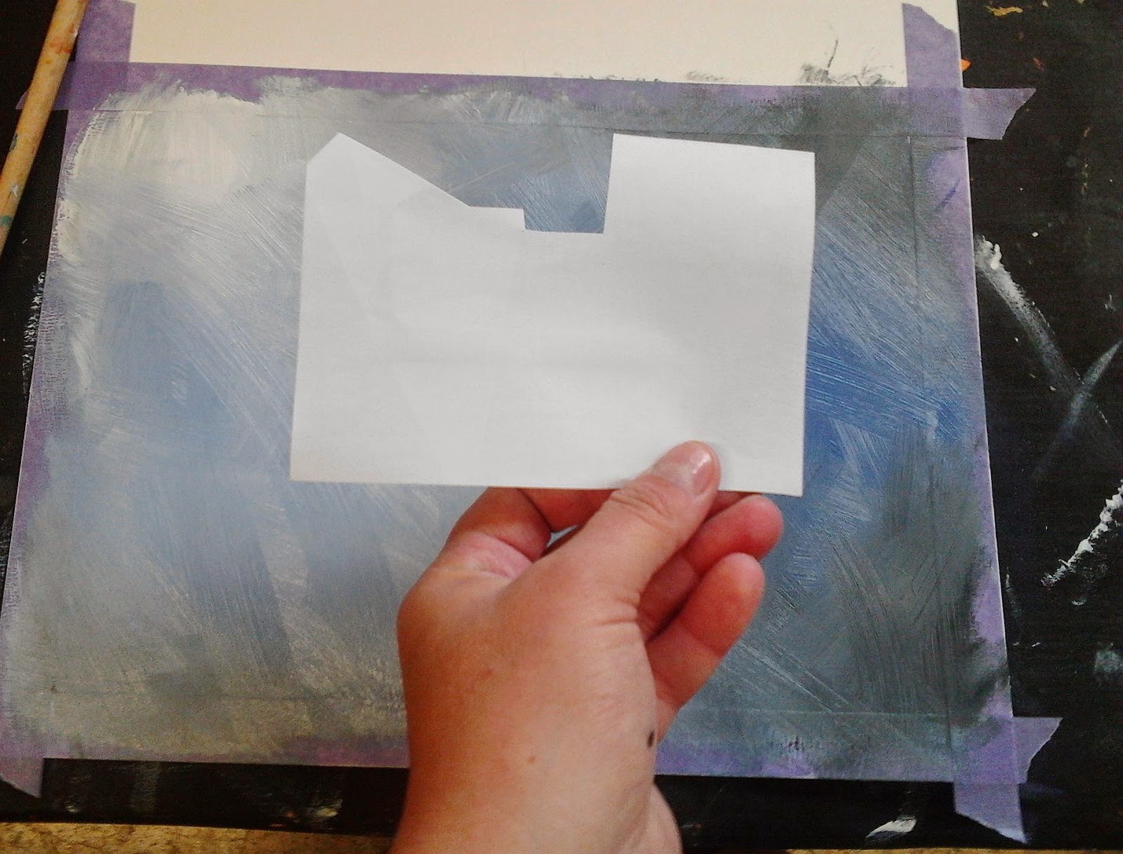 Once again: How to do an acrylic paint image tranfer....