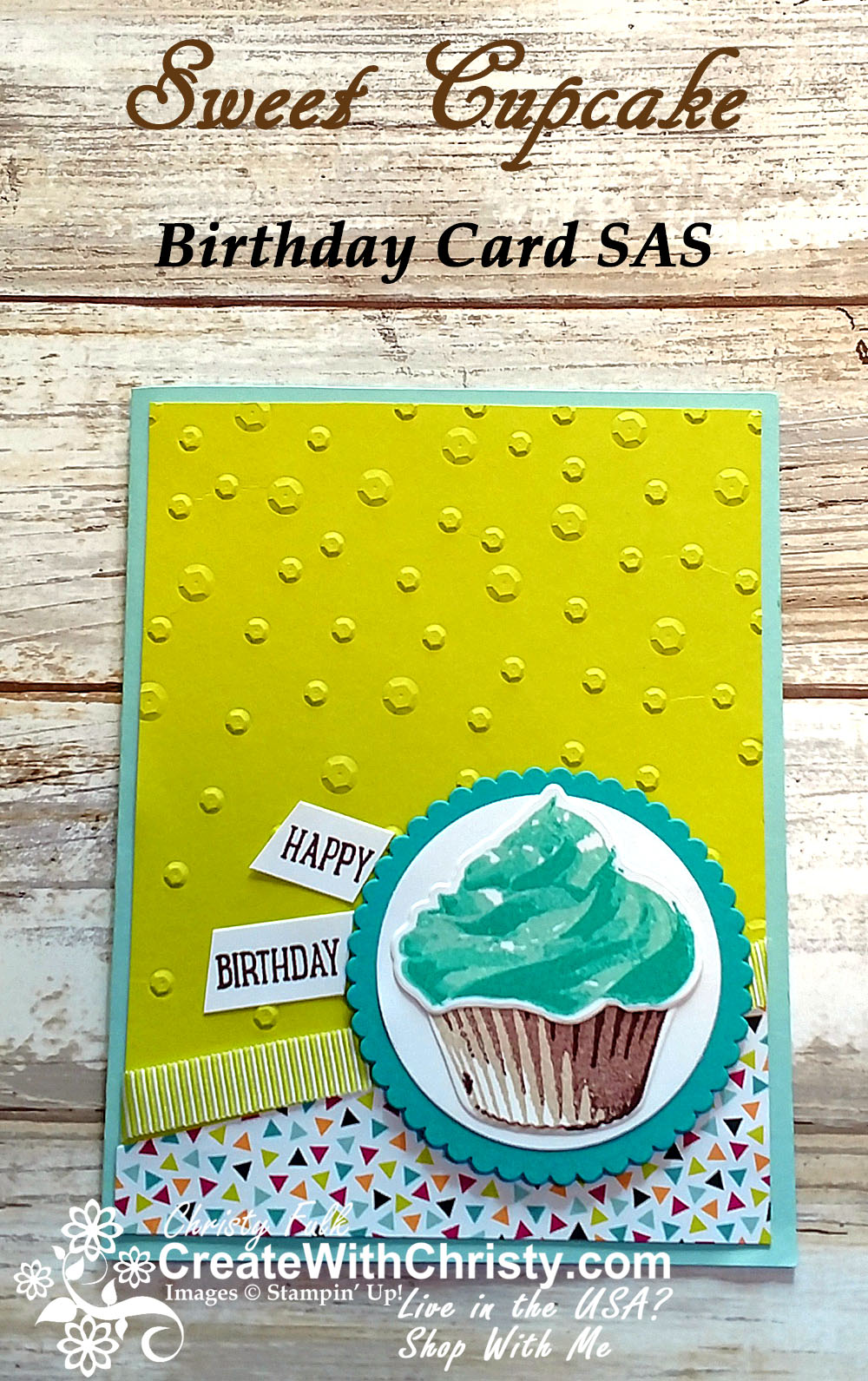 Sweet Cupcake Birthday Card [Create With Christy]