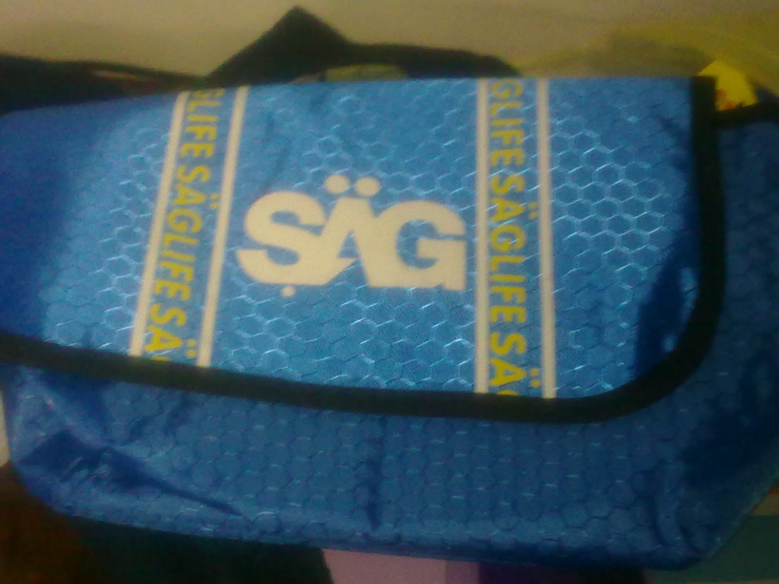 sayap ilusi...: budak sekolah rendah + up to date= sling bag SAG