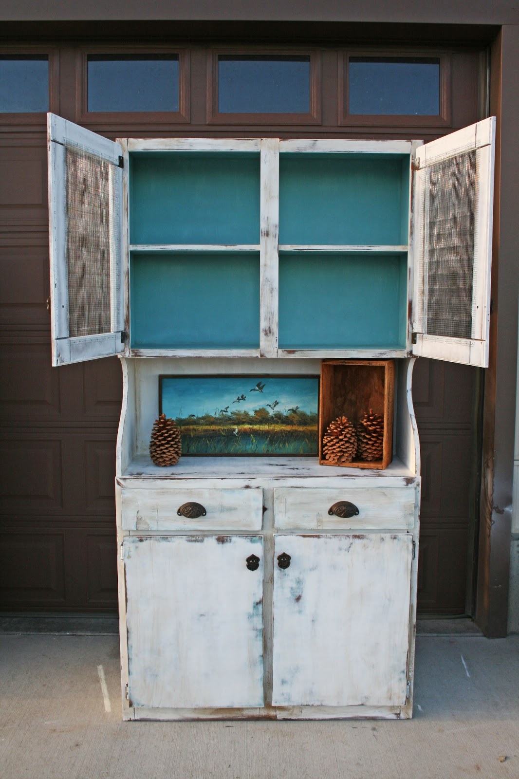 Antique Recreation: New Look for a Farm House Hutch