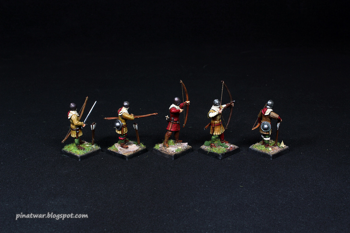 PinAtWar: Perry Miniatures English Army Bowmen #1 // Łucznicy z ...