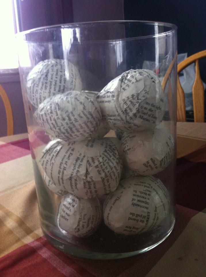 Chelsea at Home: Modge Podge Book Page Canvas Cover