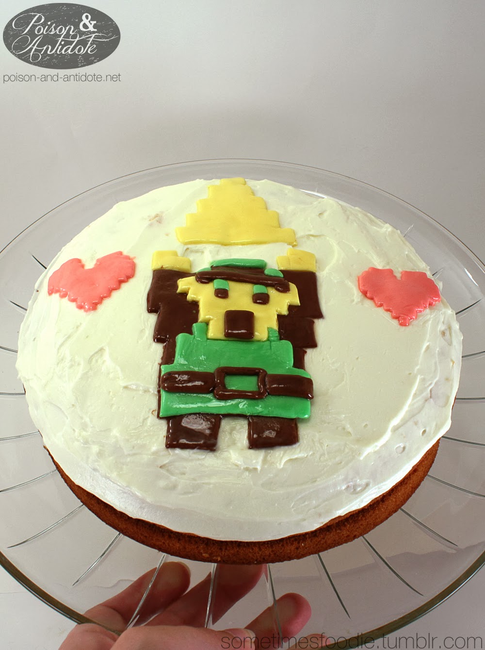 Sometimes Foodie: Pixel Link Cake - Homemade